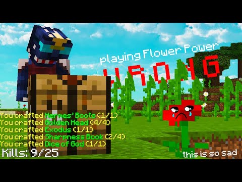 Playing Flower Power WRONG... (Hypixel UHC) - YouTube
