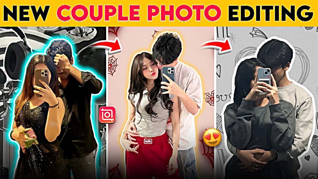 Instagram Aesthetic Couple Photo editing | Couple Photo edit in Inshot ...