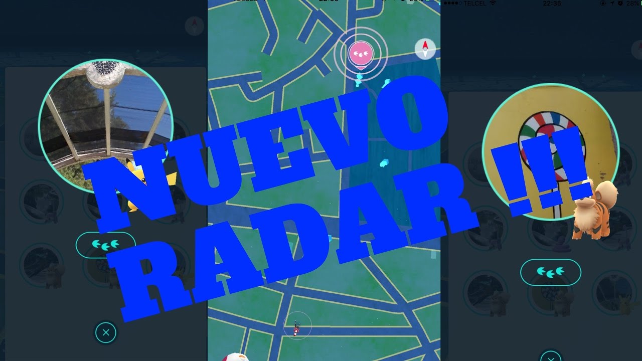 ¿Cómo usar el nuevo radar de pokemon Go !!! - YouTube