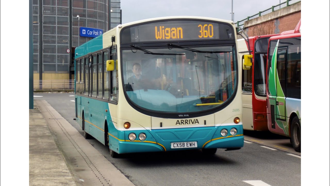 Arriva North West Wright Pulsar VDL SB200 2695 CX58 EWH - YouTube