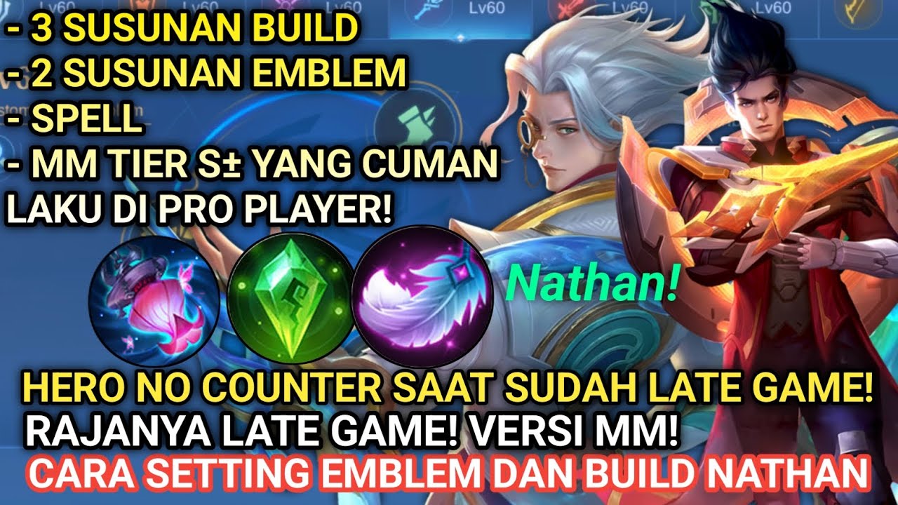 PAHLAWAN GEEK! SET BUILD NATHAN TERSAKIT 2024 | EMBLEM NATHAN TERSAKIT ...