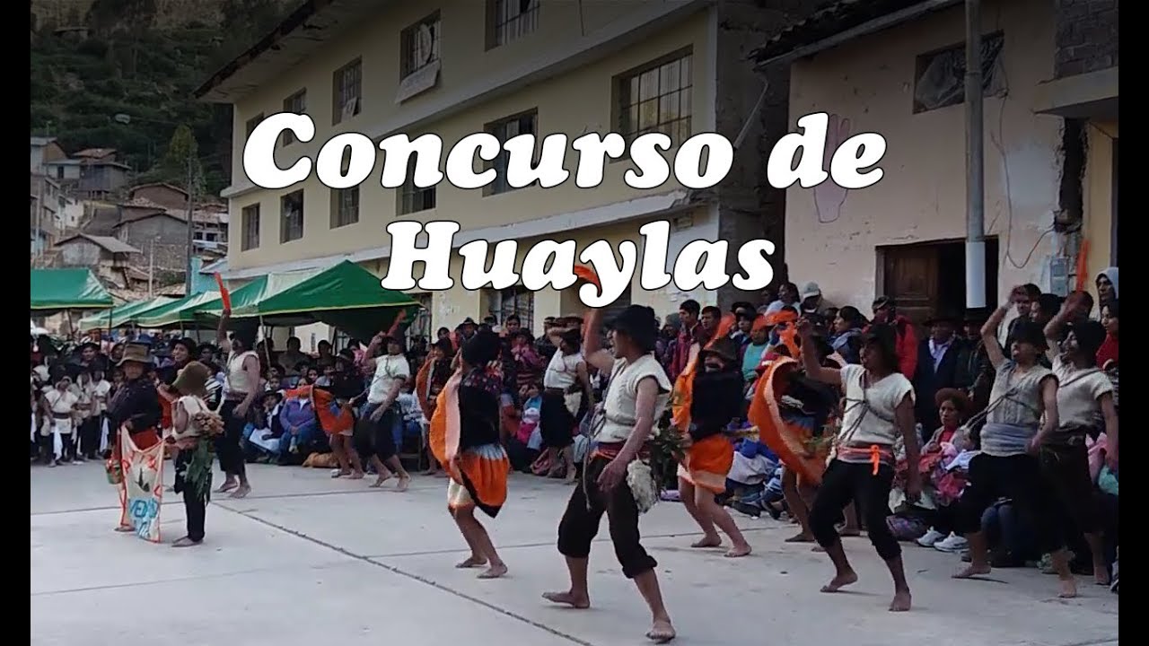 Concurso de HUAYLAS Danzas del Perú - YouTube