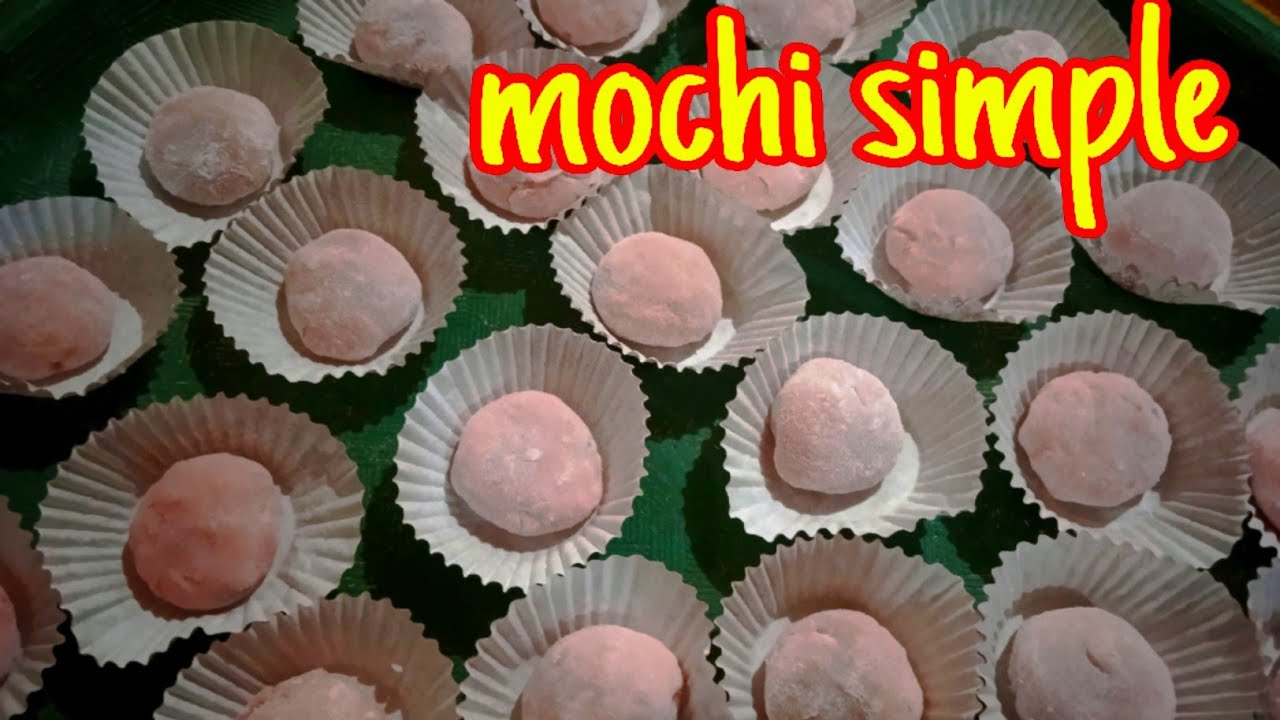 CARA MEMBUAT MOCHI || YANG SIMPLE ISI COKLAT- ENAK DAN KENYAL MUDAH ...