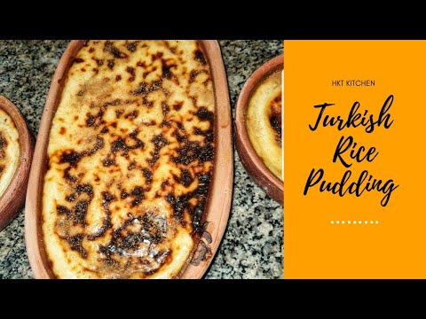 HOW TO MAKE FAMOUS TURKISH RICE PUDDING | FIRIN SUTLAC| MILK PUDDING ...