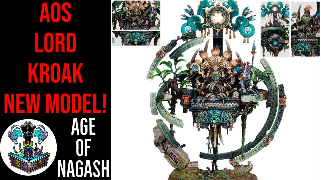 Warhammer Age of Sigmar Seraphon Lord Kroak peint