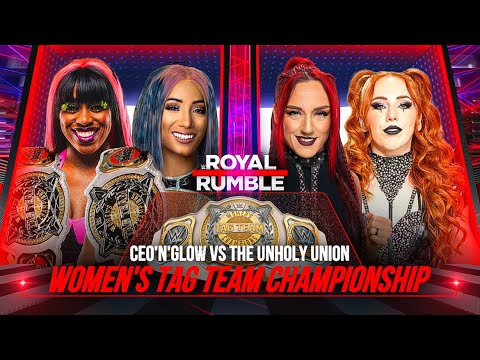 WWE 2K23 ROYAL RUMBLE CEO’N’GLOW VS THE UNHOLY UNION - WWE WOMEN’S TAG ...