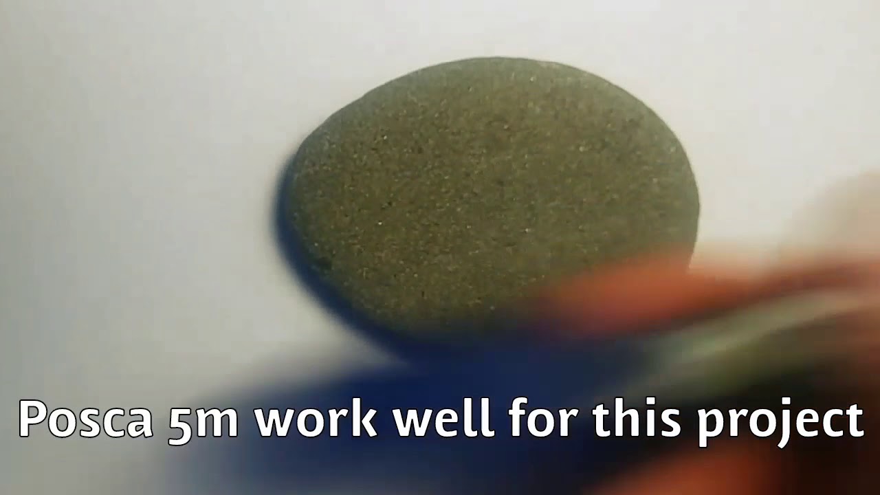 Make a Splash! With Posca paint pens and a straw. Rock Painting. - YouTube