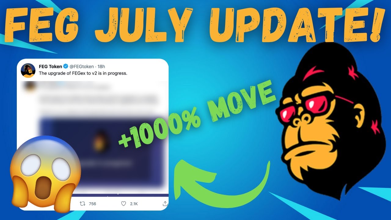 FEG TOKEN MAJOR UPDATES! FEG TOKEN ANNOUNCED NEW JULY PLANS! HUGE 1000% ...