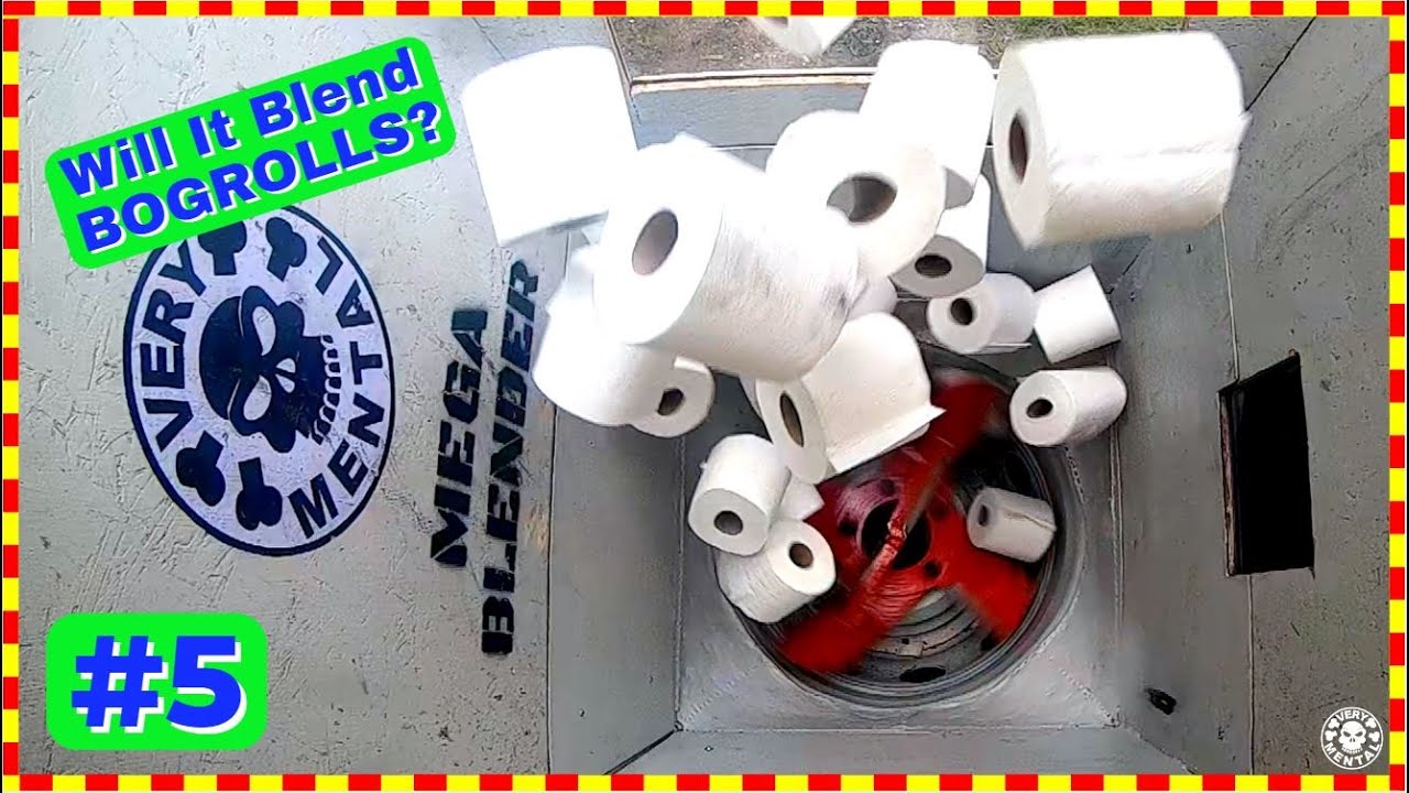 World's Largest Blender, Ep5 - BOG ROLLS….Will It Blend? How Ridiculous! - YouTube