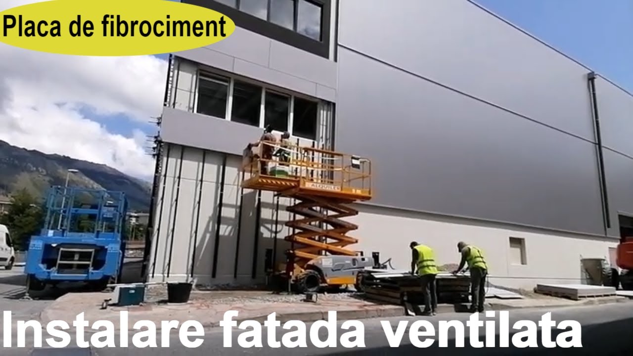 Instalare fatada impermeabila💧de fibrociment Instalare fatada ventilata ...