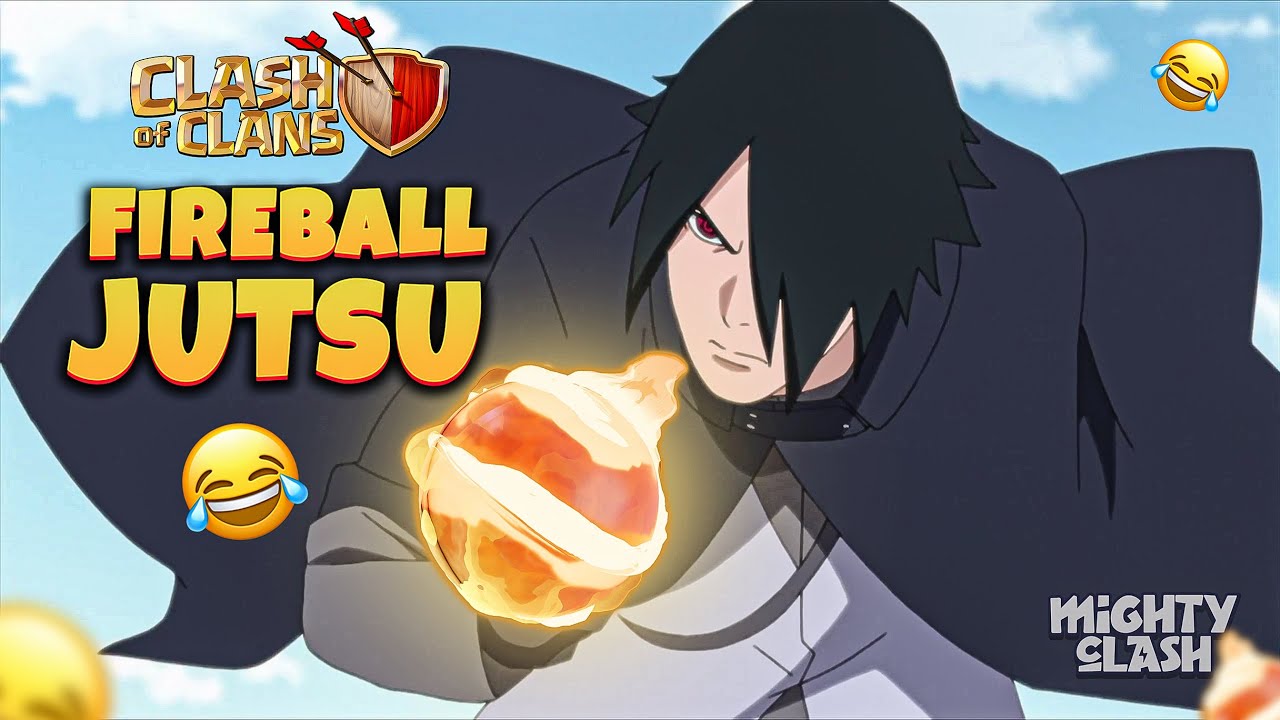 Fireball Jutsu in Clash of Clans | Grand Warden Fireball - YouTube