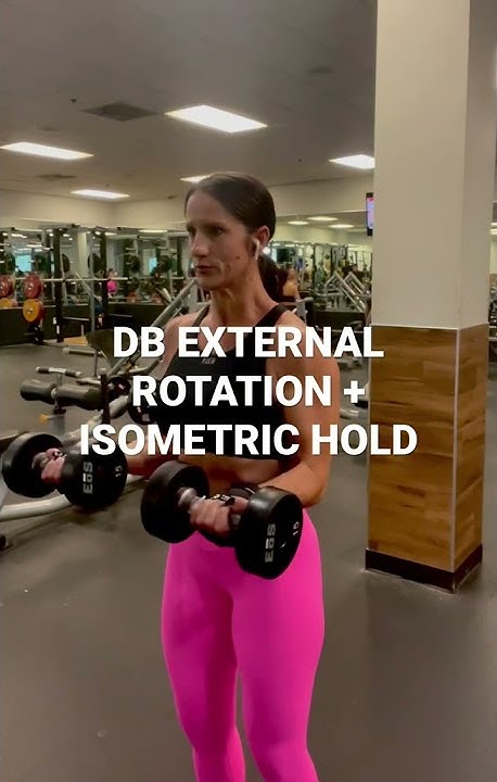 DEMO - DB EXTERNAL ROTATION + ISOMETRIC HOLD - YouTube