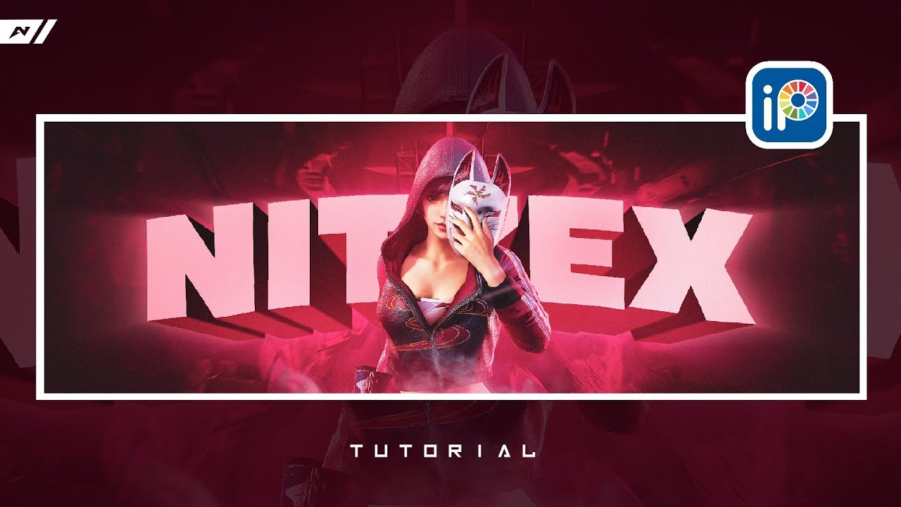 Create This 3D Gaming Header On Ibis Paint X | 3D Header Tutorial On ...