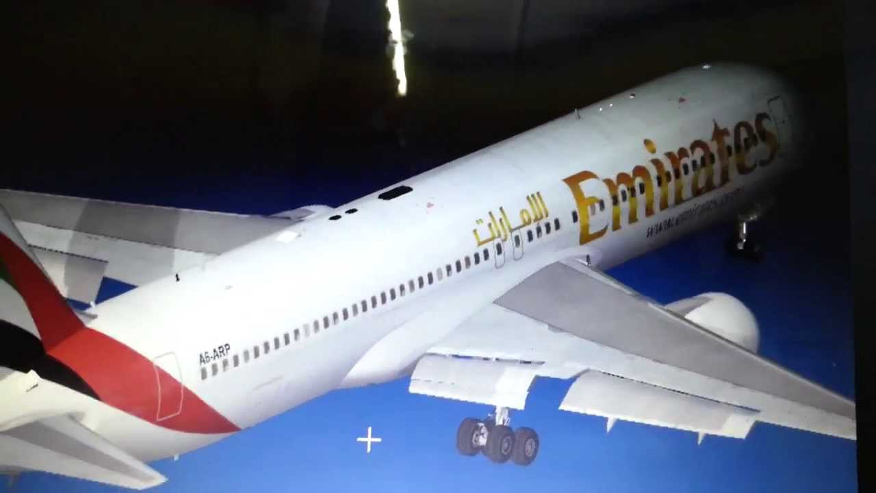 EMIRATES B 767 landing in st martin in fsx - YouTube