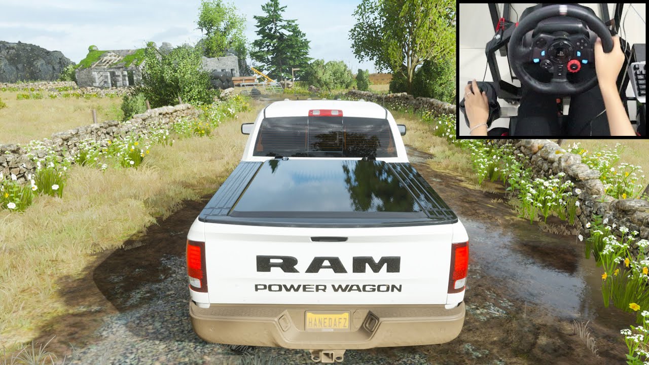 RAM Power Wagon - Forza Horizon 4 Logitech g29 gameplay - YouTube