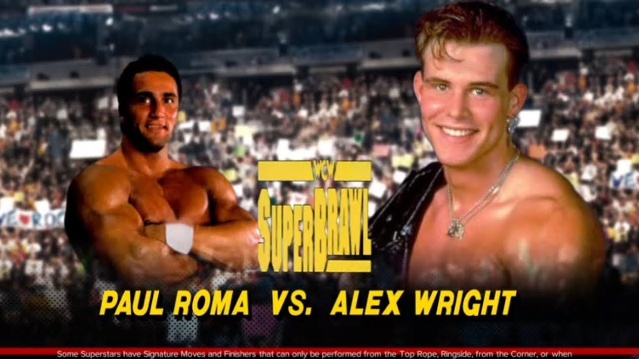 WCW SuperBrawl V 1995 (Match 1) Paul Roma vs Alex Wright - YouTube