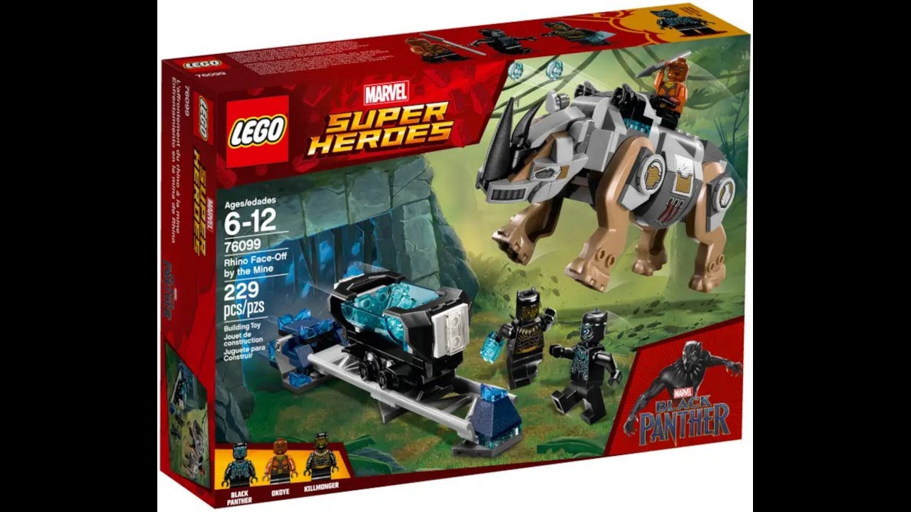 LEGO Instructions | Marvel | 76099 | Rhino Face-Off by the Mine | Black ...