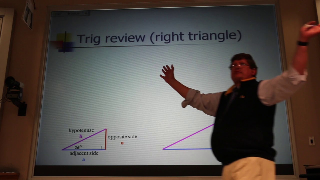 Trig Review and Vectors - YouTube
