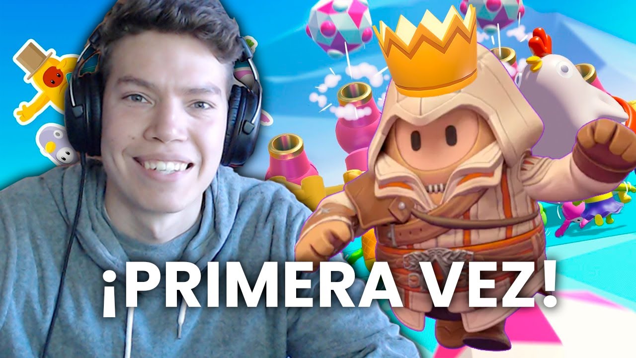 FALL GUYS MI PRIMERA VEZ (¿Ganaremos?) - YouTube