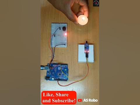 🔥 Arduino Fire Alarm System | Flame Sensor Alert | AS RoBo Shorts #arduino #diy #fire #short # ...