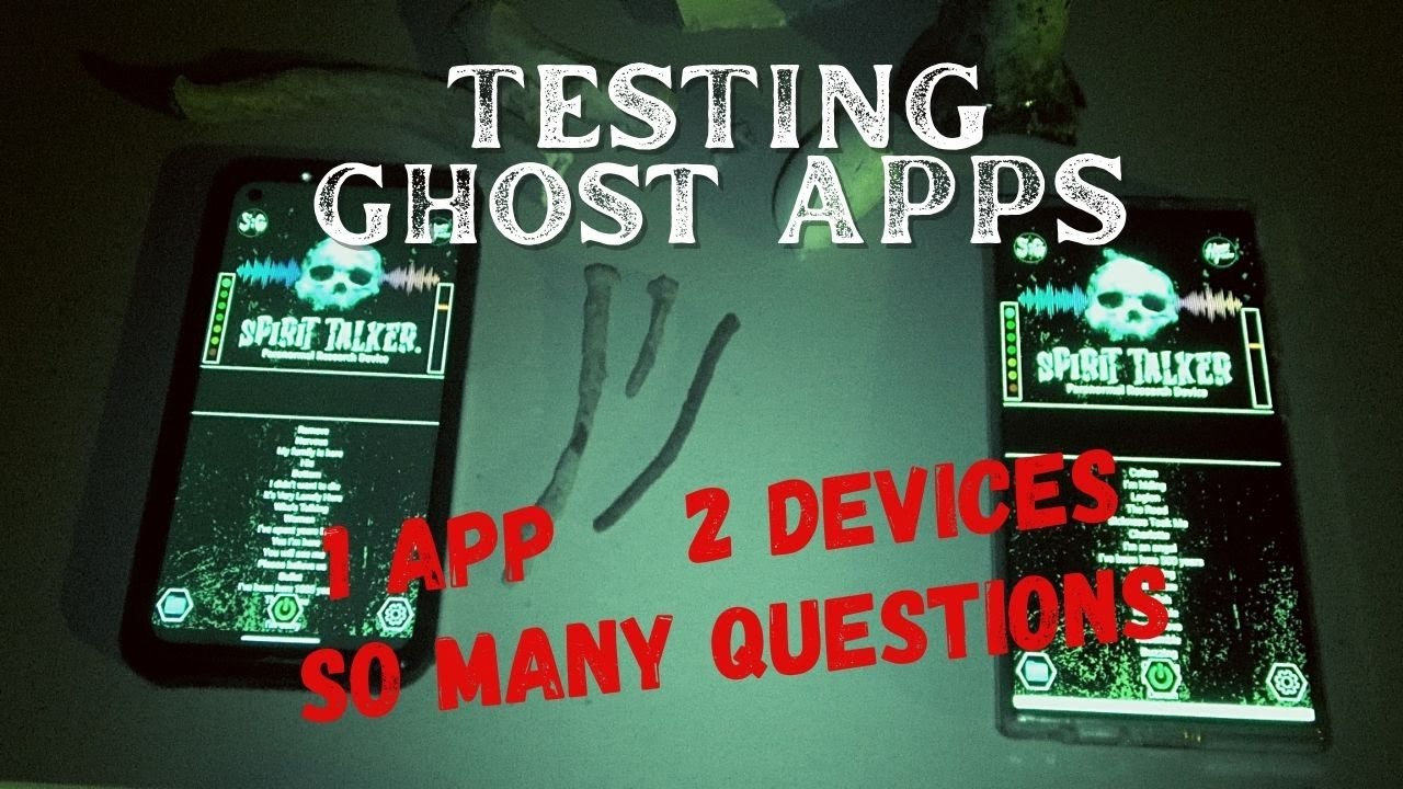 1 ghost app, 2 devices. Unbelievable results! - YouTube