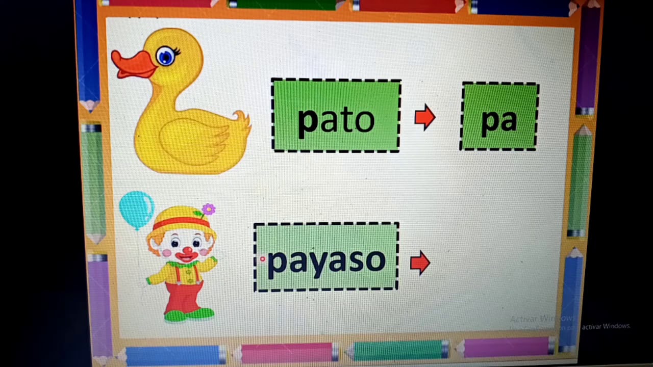 Clase virtual : Escribiendo con la letra p - YouTube