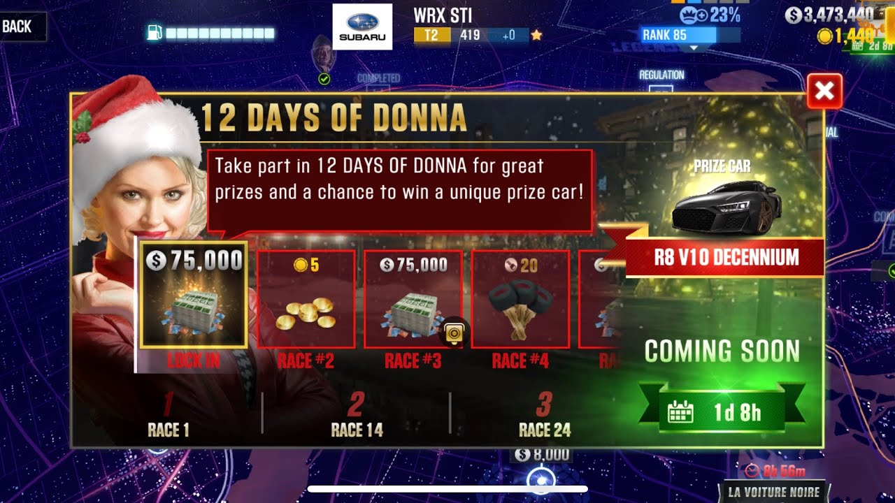 12 Days Of Donna - CSR2 - YouTube