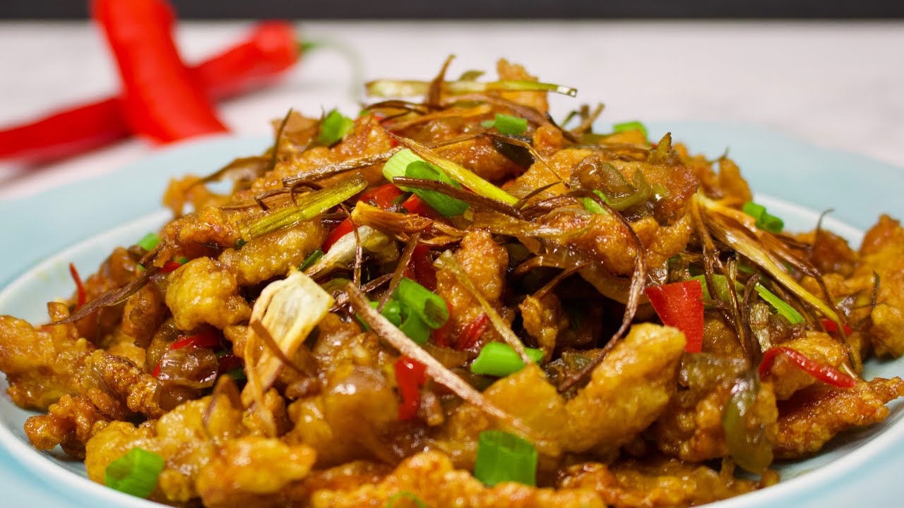 Spicy Garlic Fried Chicken (Fusion Recipe ) - YouTube