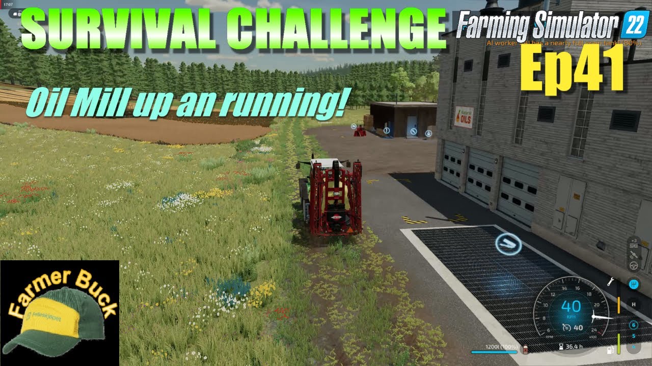 Starting oil production | Survival challenge | Hinterland | FS22 | ep41 ...