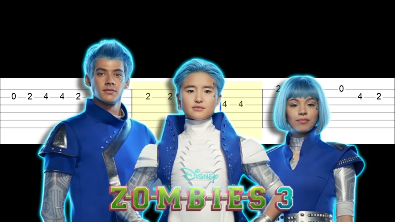 ZOMBIES 3! - Alien Invasion (Easy Guitar Tabs Tutorial) - YouTube