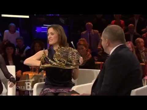 Sarah Willis on the German talk show Dickes B with Jörg Thadeusz - YouTube