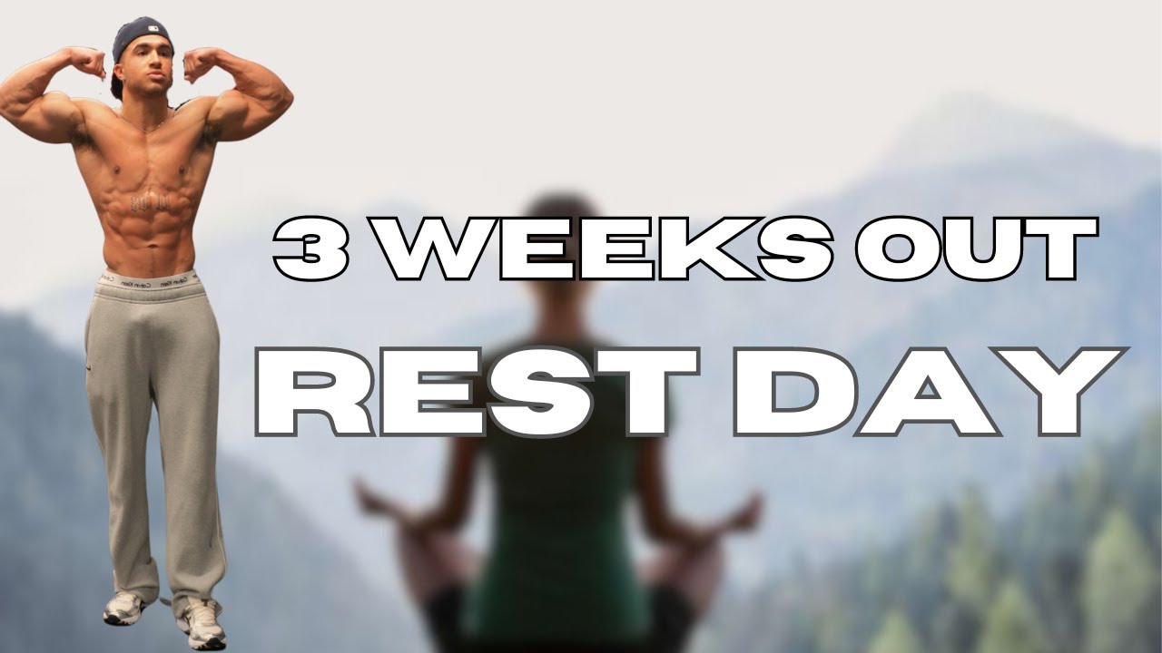 3 Weeks Out / Rest Day, Posing & My thoughts on Bodybuilding... - YouTube