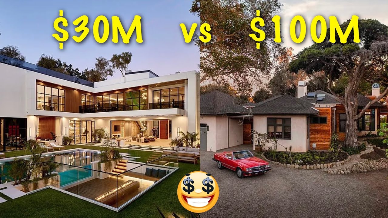 $30M vs $100M Home! - YouTube