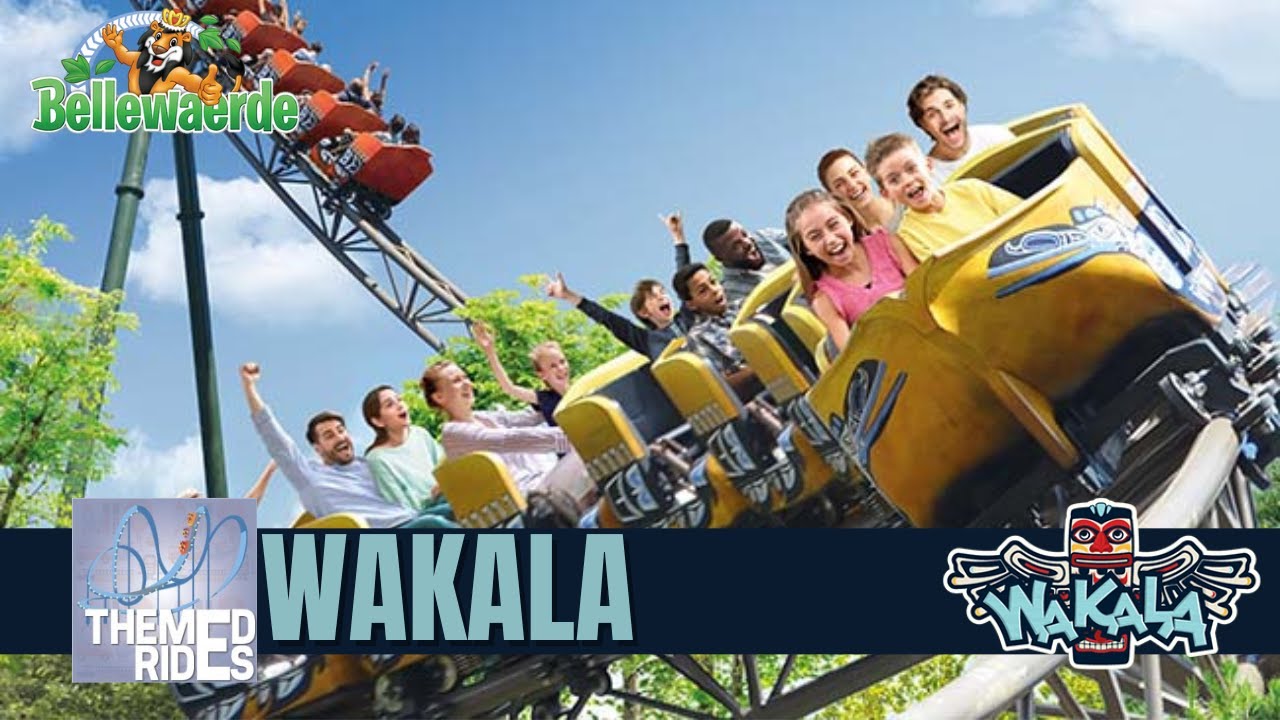 A Fun Family Coaster Wakala at Bellewaerde Park onride! #rollercoaster ...