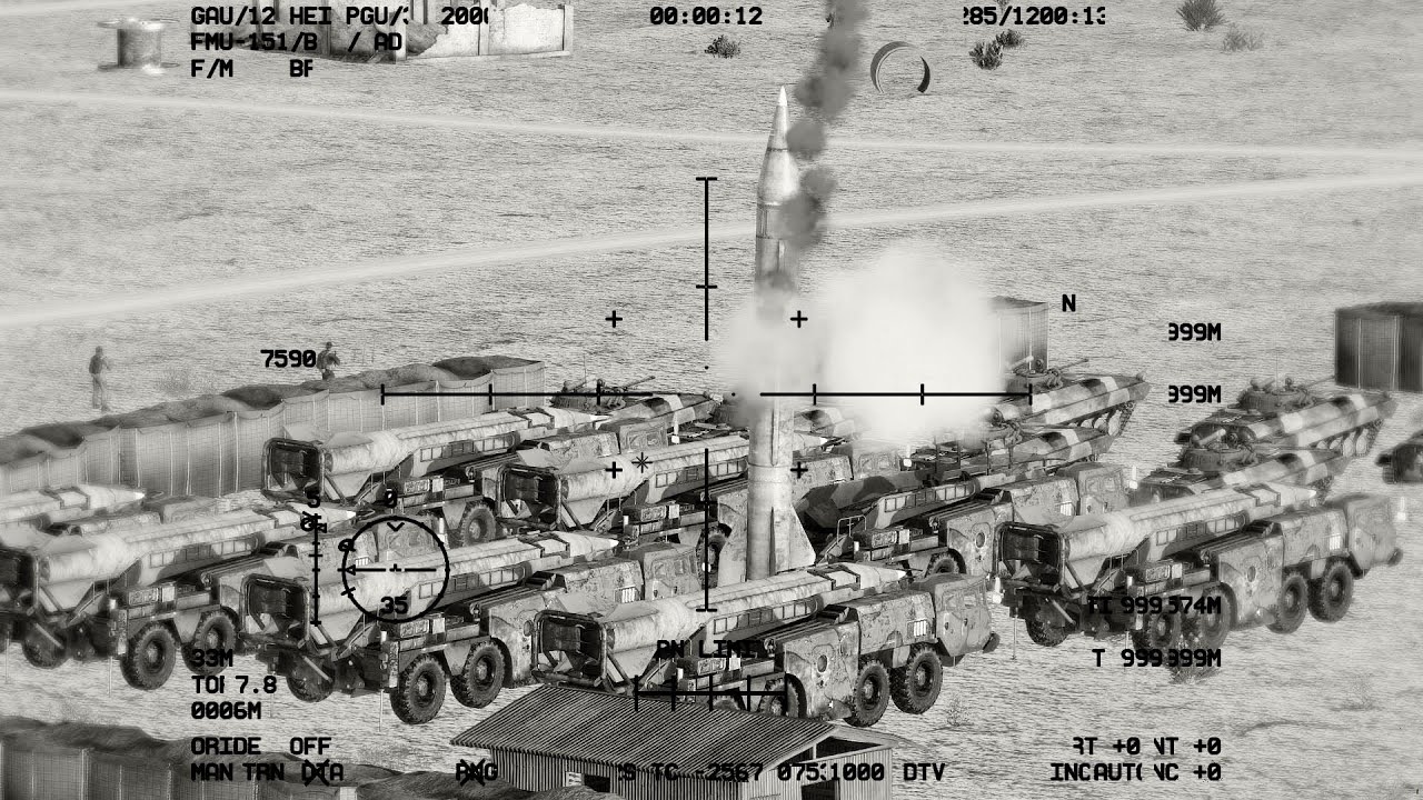 AC-130 in action - Scud ballistic missile launched | NUCLEAR Bomb ...