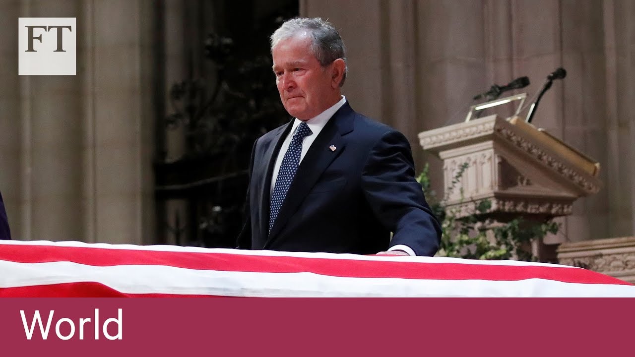 George HW Bush funeral: key moments - YouTube