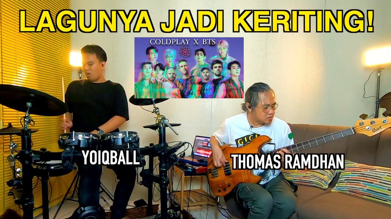 JAMMING THOMAS RAMDHAN x YOIQBALL - LAGU BTS x COLDPLAY JADI BEGINI ...