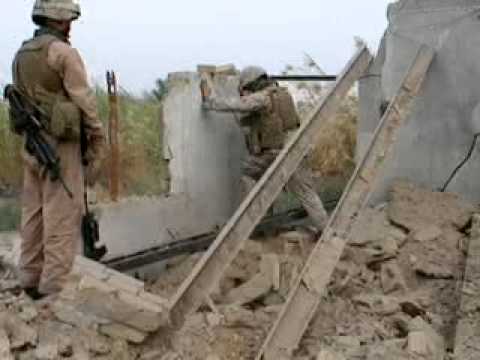 Demolition outside FOB Black Fallujah 2006 USMC Pt2 - YouTube