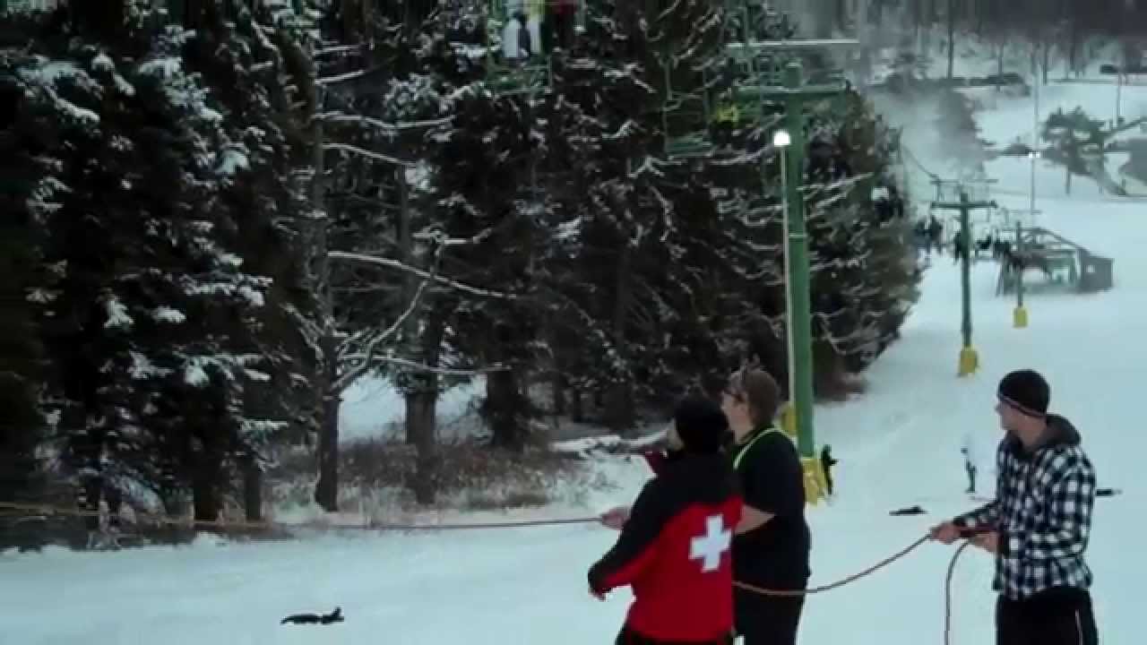 Boyce Park - Ski lift rescue - YouTube