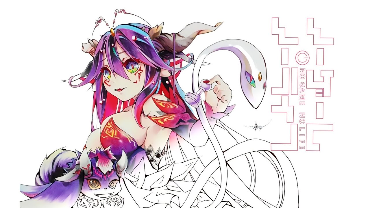 วาดรูป Drawing [No game no life] Shelah Ha | เชลาห์ ฮา (Ixseeds-Demonia) - YouTube