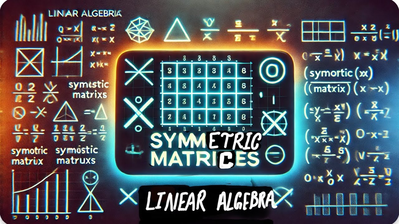 Symmetric Matrices (Linear Algebra, Lec7Unit4, UPES SEM 4) - YouTube