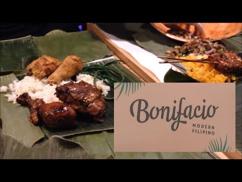 Bonifacio Modern Filipino Boodle Night | Columbus Food Review - YouTube