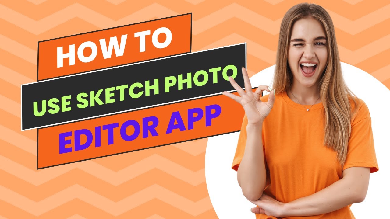 How to use sketch Photo Editor app - YouTube