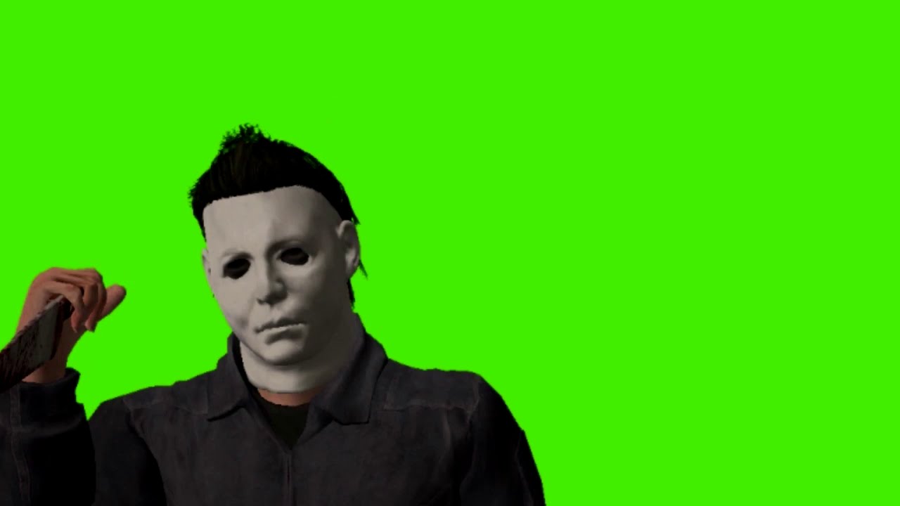 Green Screen Michael Myers Halloween Stalking - YouTube