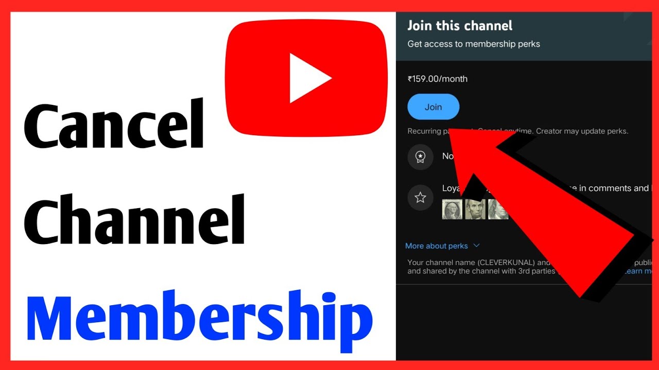 How to Cancel YouTube Channel Membership | Cancel YouTube Channel ...