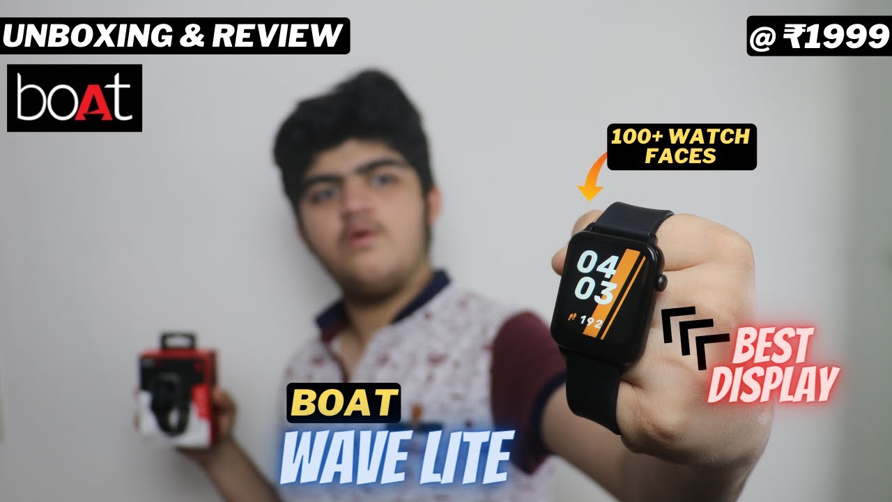 Boat Wave Lite Unboxing & Review 🚀| 100+ Watch Faces | Dont Buy Before ...