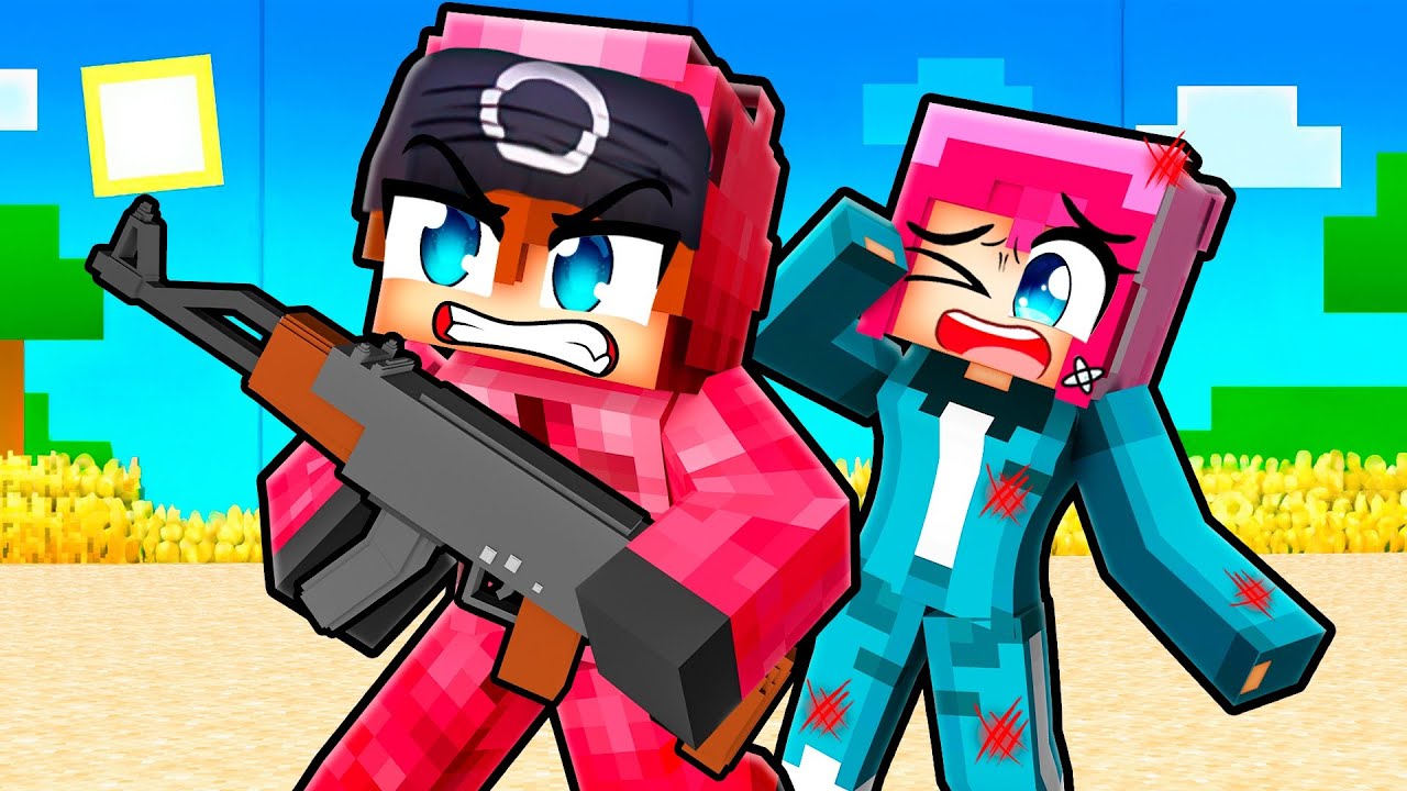 Playing as a PROTECTIVE PINK SOLDIER In Minecraft! - YouTube