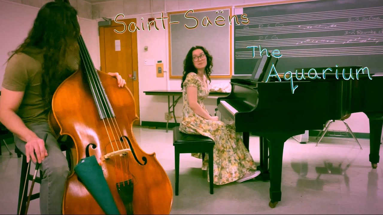 Saint-Saëns The Aquarium - Ben Ricci and Alyssa French - YouTube