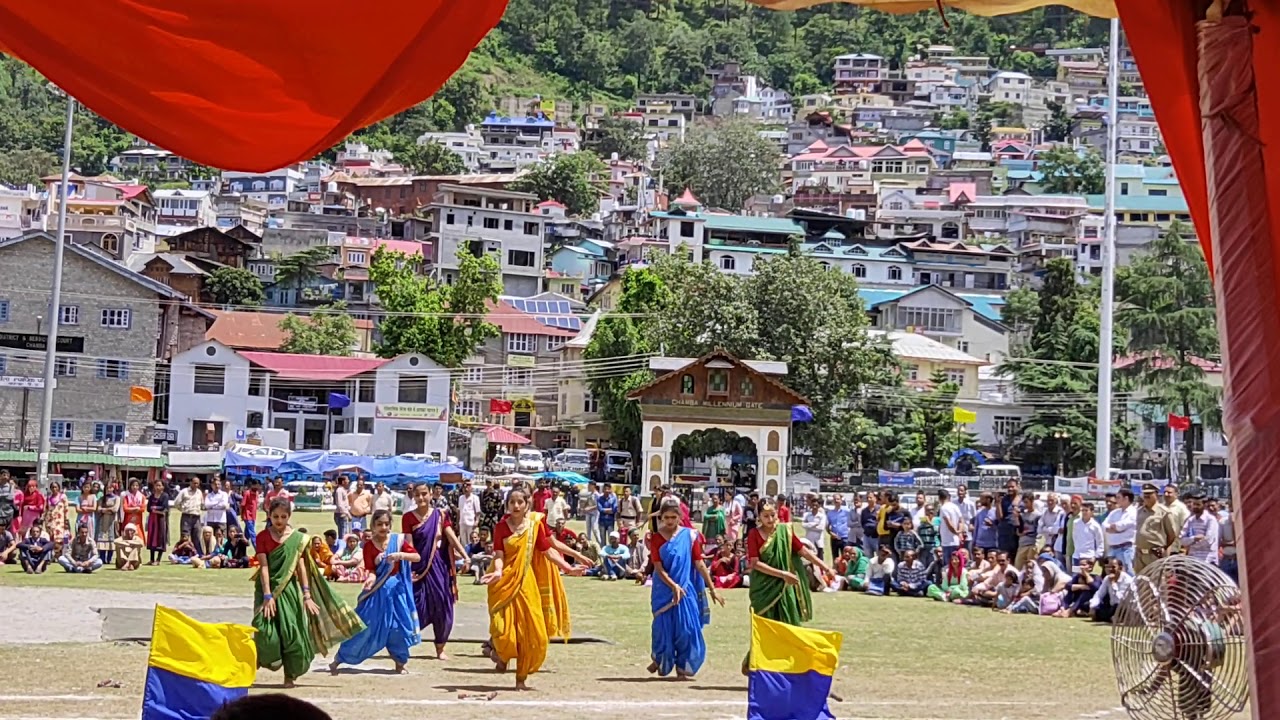 Dance performance by students of JNV Chamba @Independence day 2019 ...