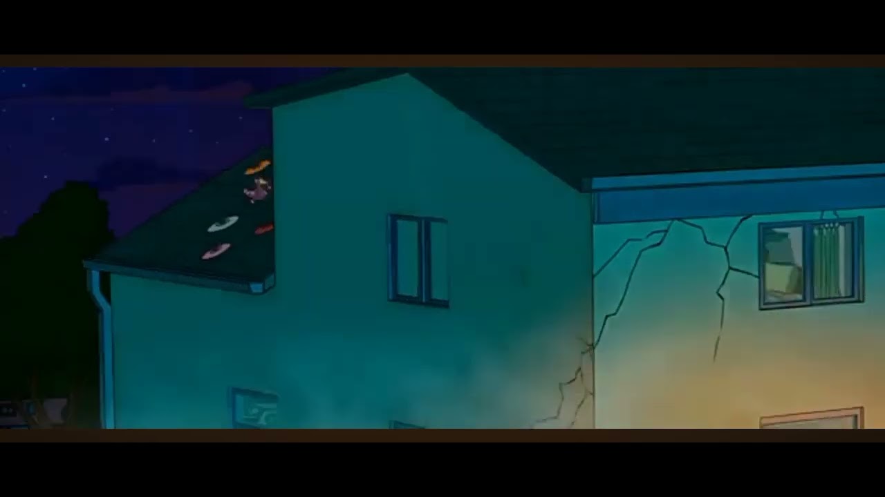 the Simpsons movie sinkhole like a whirl pool - YouTube